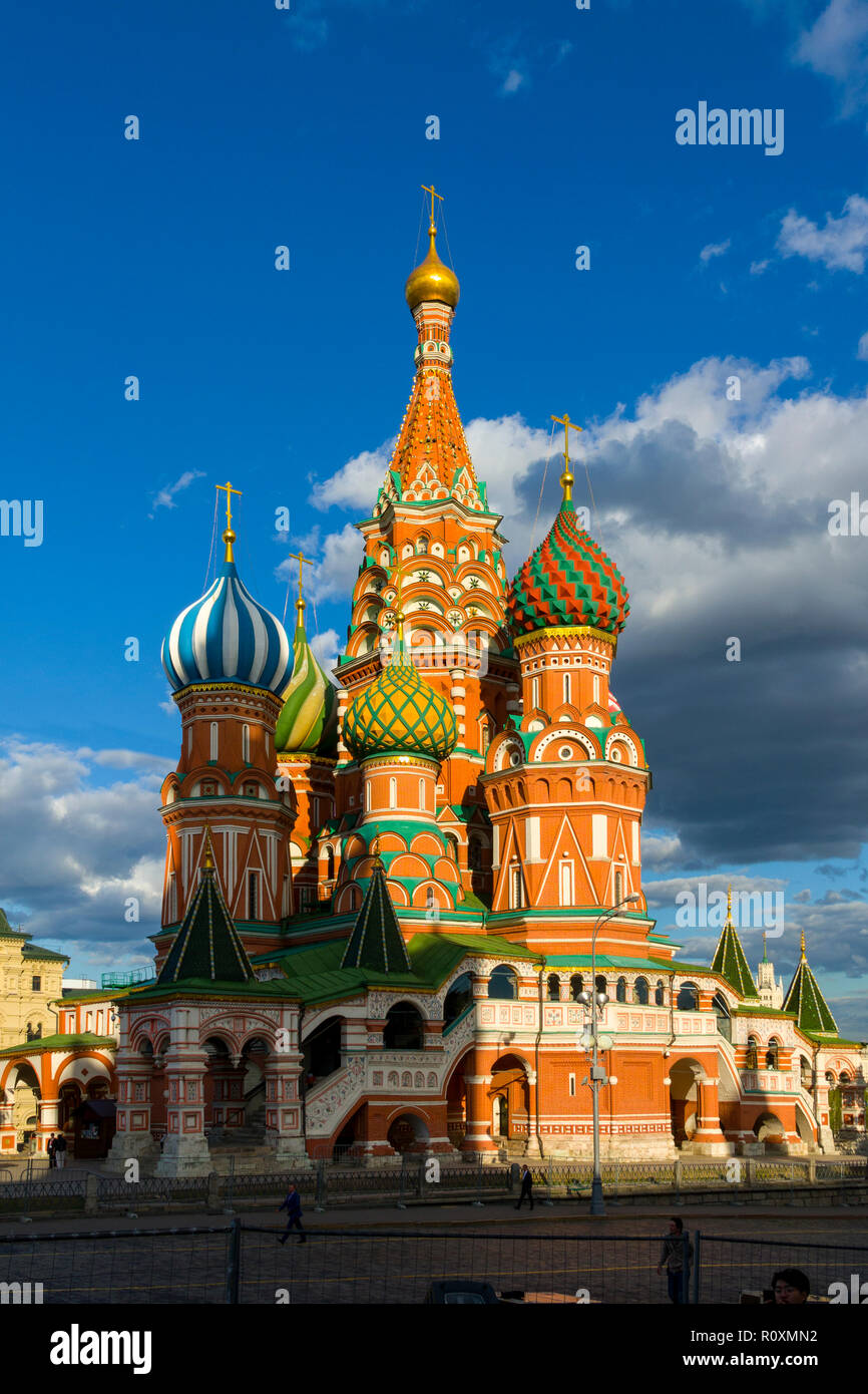 St. Basil's Cathedral The Kremlin Moscow Russian Moskva city National ...
