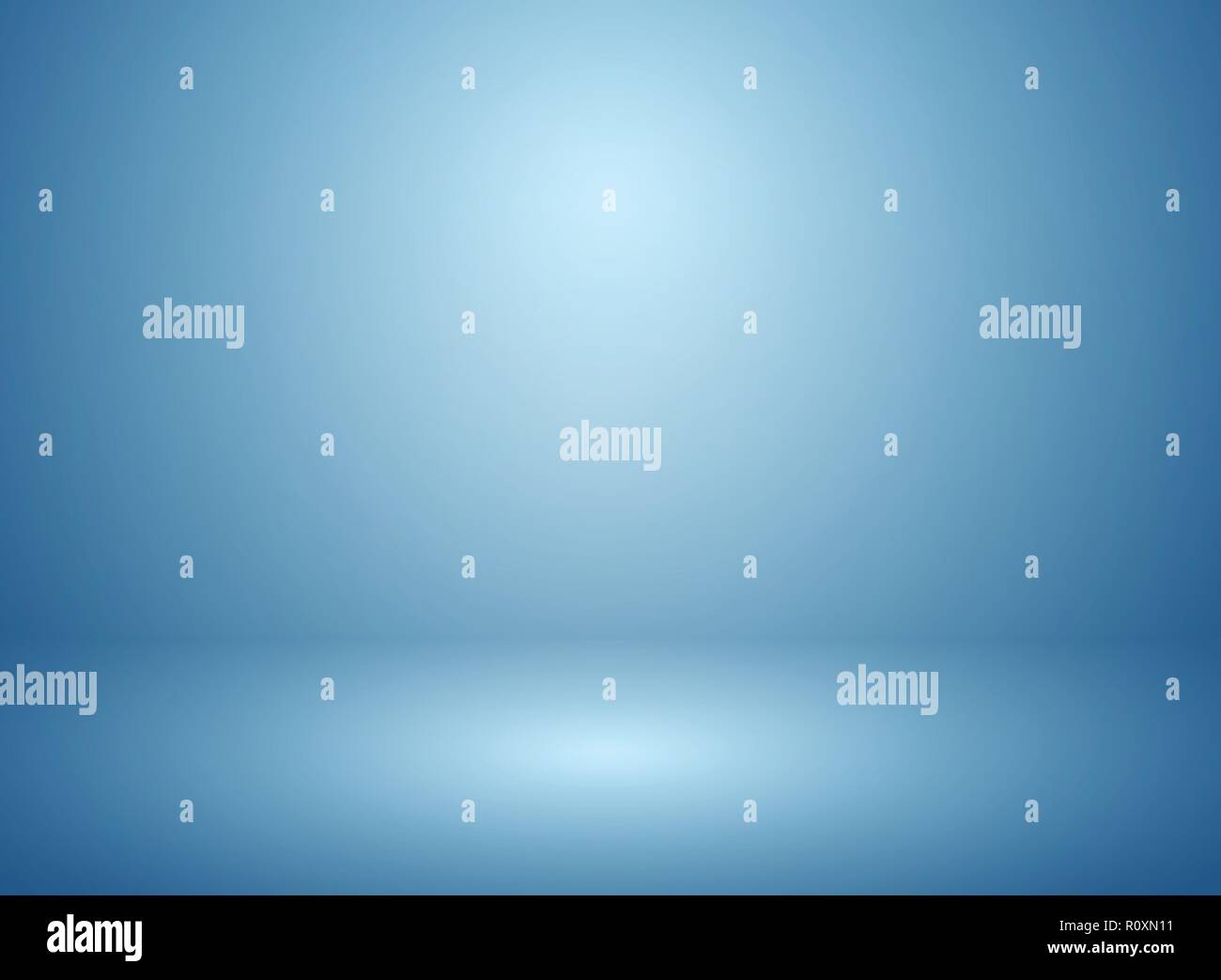 Abstract soft blur of gradient blue studio and wall background. vector ...