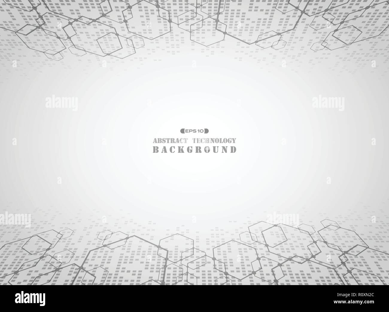 Abstract of digital futuristic geometric pattern background, vector ...