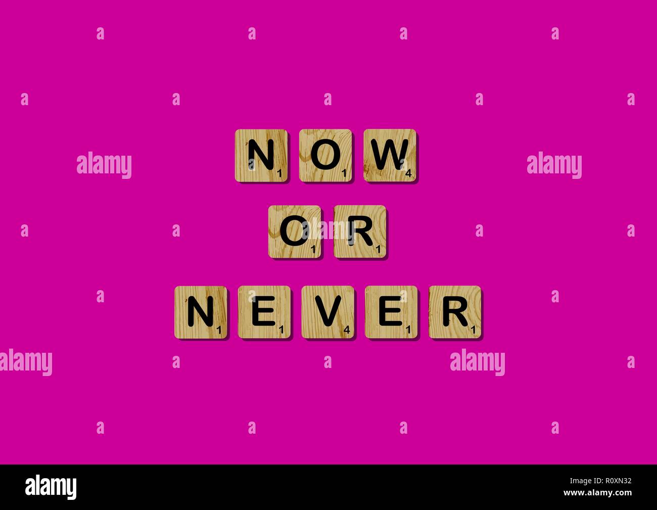 Scrabble tiles spells out Motivational quote Scrabble Blocks Letters ...