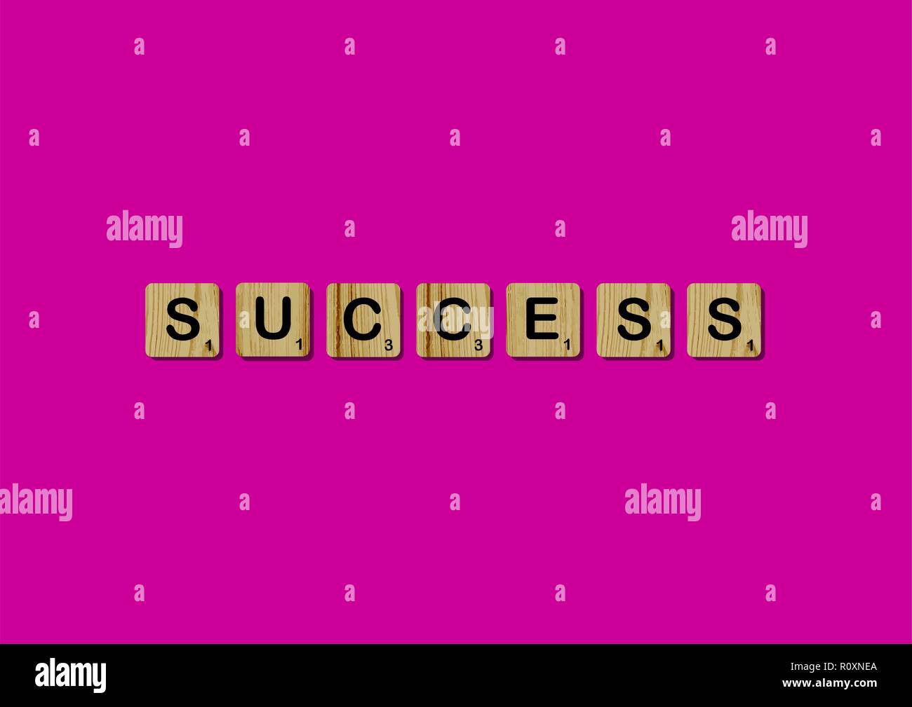 Scrabble tiles spells out Motivational quote Scrabble Blocks Letters ...