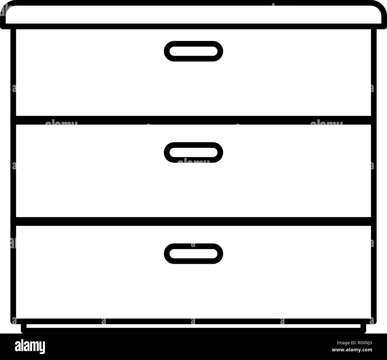 Black empty wooden shelves icon hi-res stock photography and images - Alamy