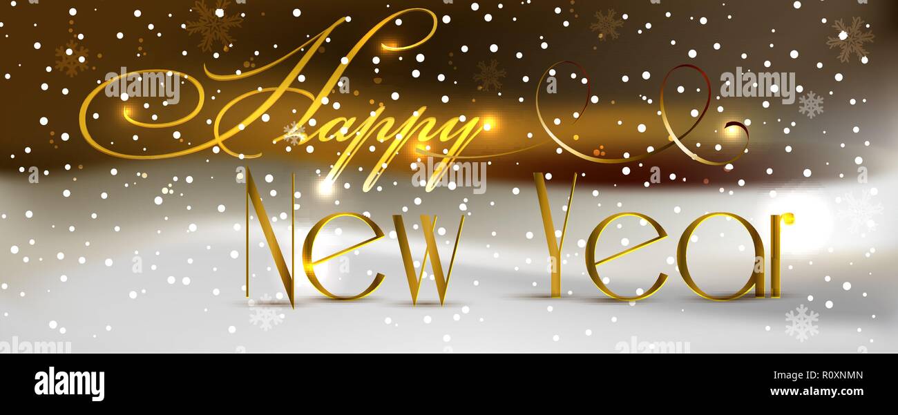 background Happy New Year greetings Stock Vector Image & Art - Alamy