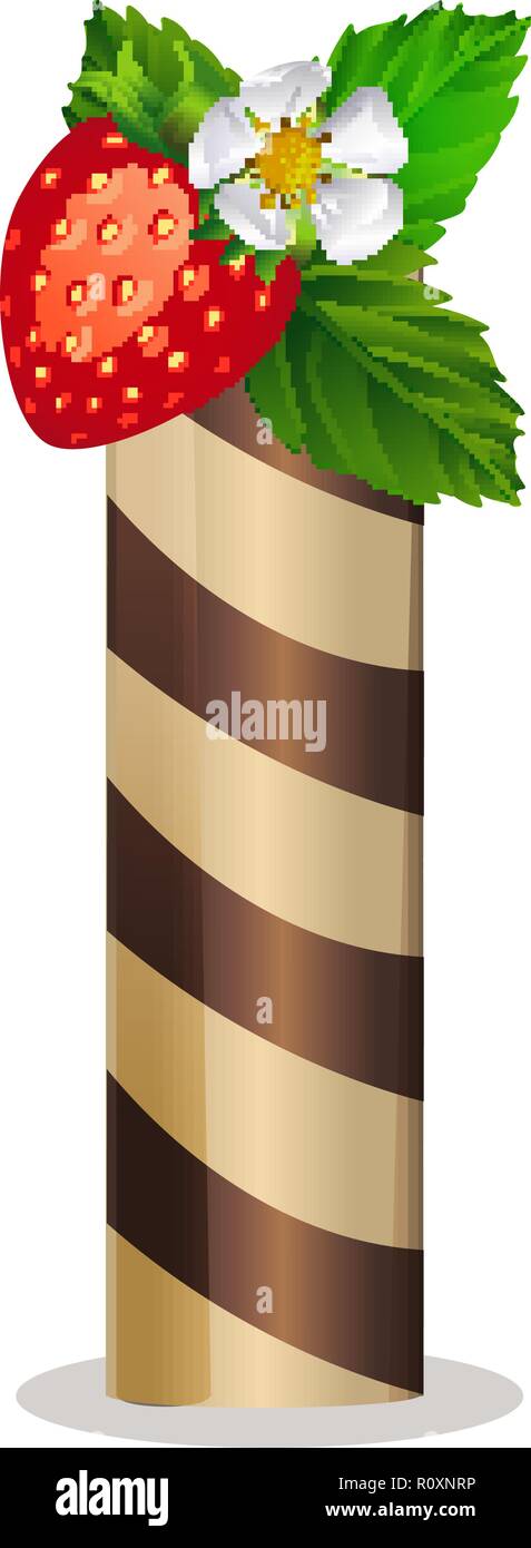 Cards for children for learning the alphabet. Letter i as chocolate, in ...
