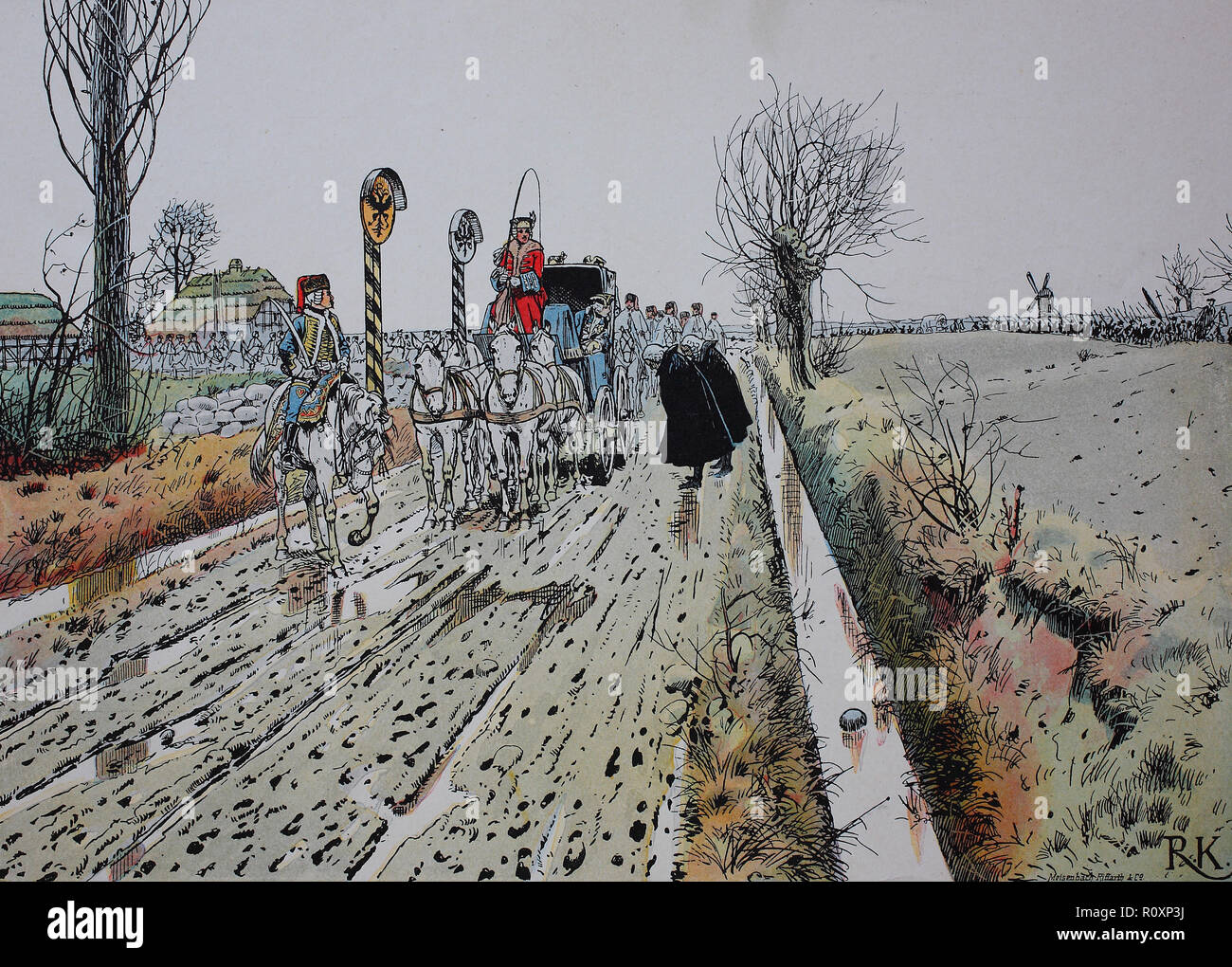 Digital improved reproduction, King Frederick the Great, Frederick II ...