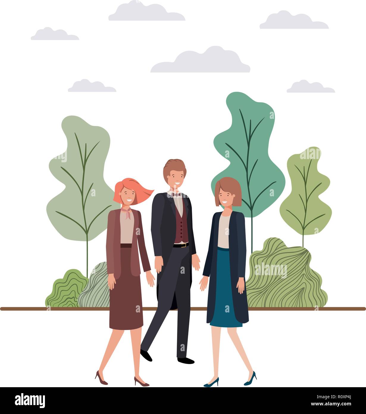 group of people business avatar character Stock Vector Image & Art - Alamy