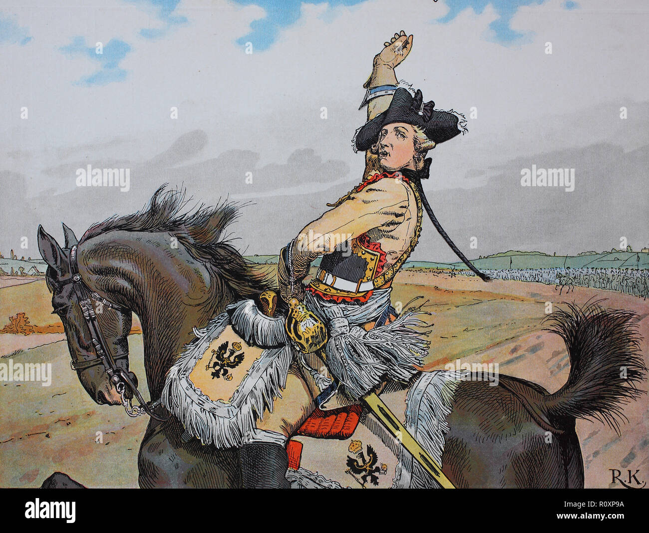 Digital improved reproduction, Seven Years' War, global conflict fought between 1756 and 1763 ...