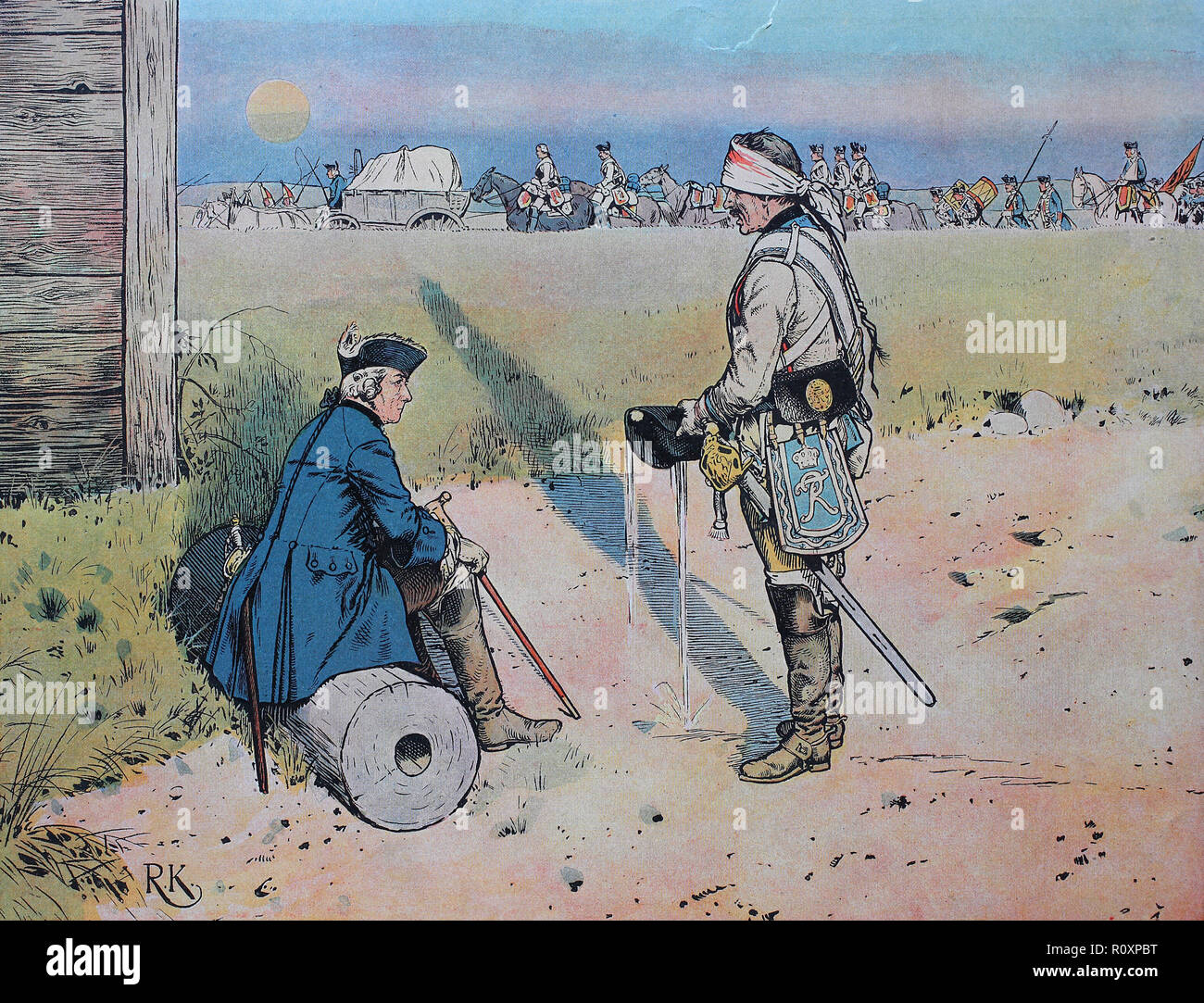 Digital improved reproduction, Seven Years' War, global conflict fought between 1756 and 1763 ...