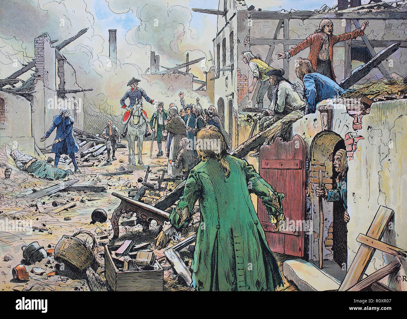 Digital improved reproduction, King Frederick the Great, Frederick II., Friedrich der GroÃŸe ...