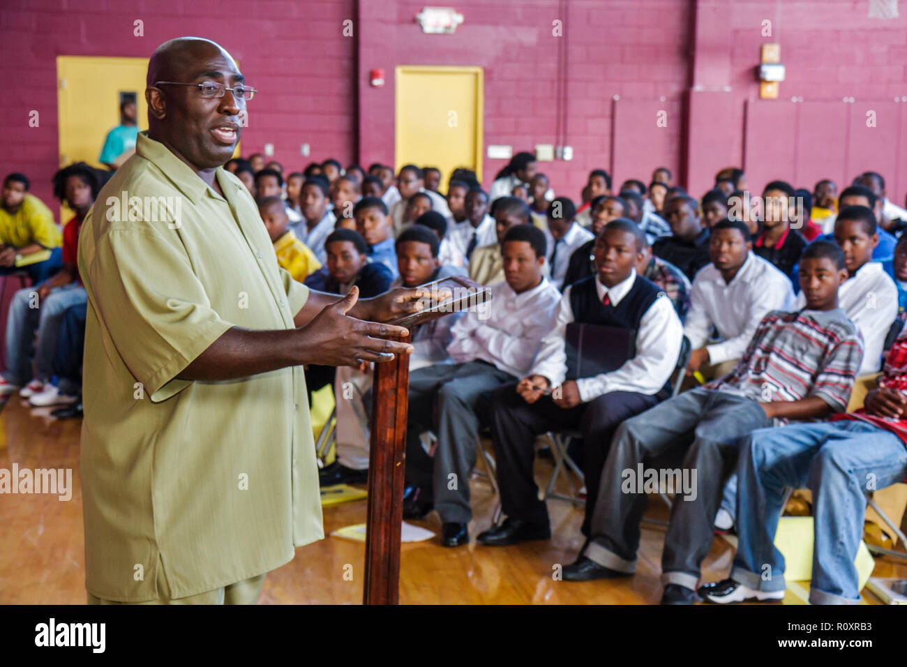 Inner city student students black blacks african africans minority hi ...