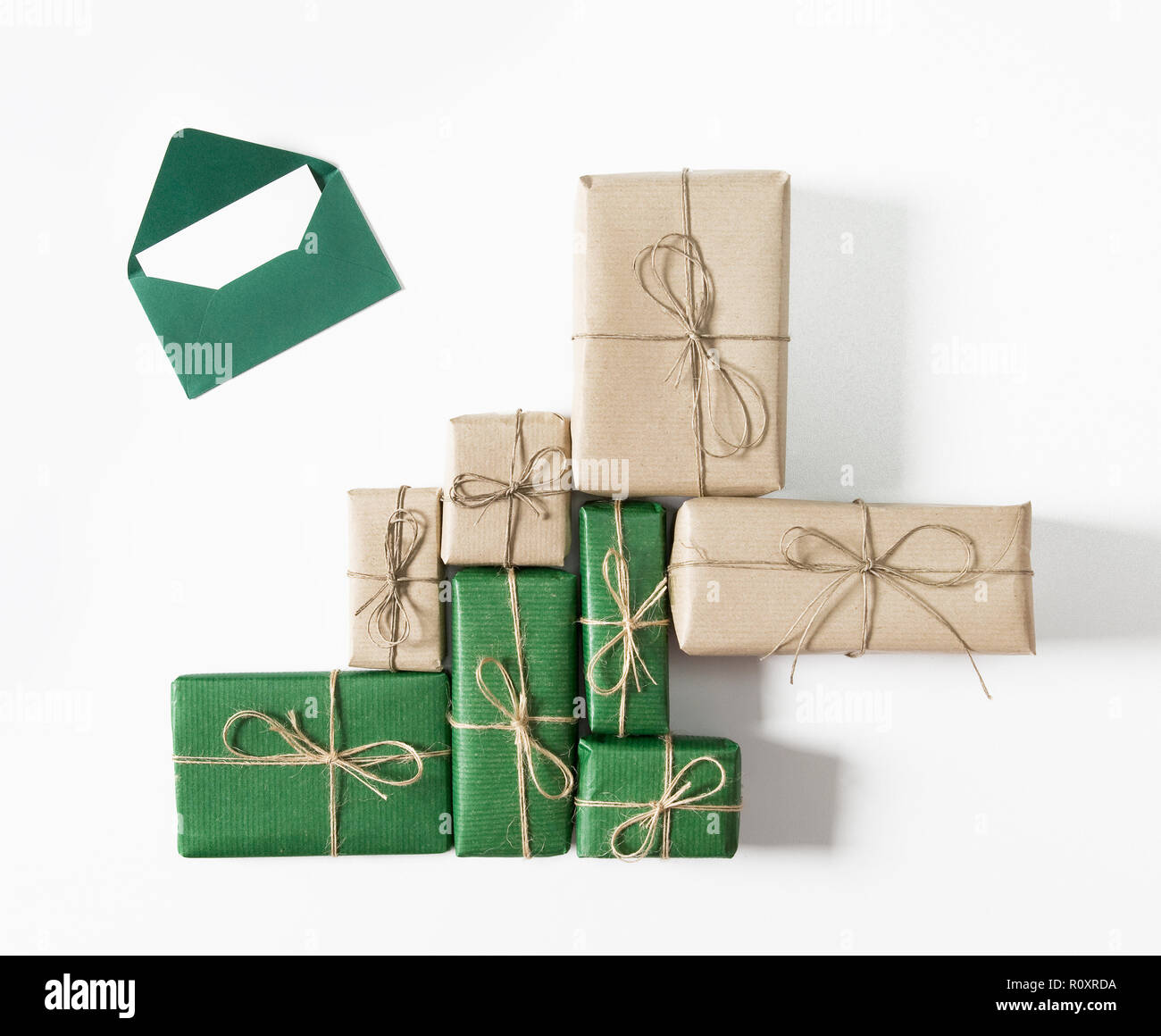 Christmas postcard letter in Cut Out Stock Images & Pictures - Alamy