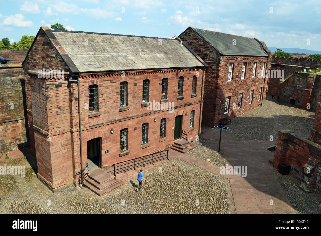 Carlisle Castle Exhibition buildings, Carlisle, UK Stock Photo - Alamy
