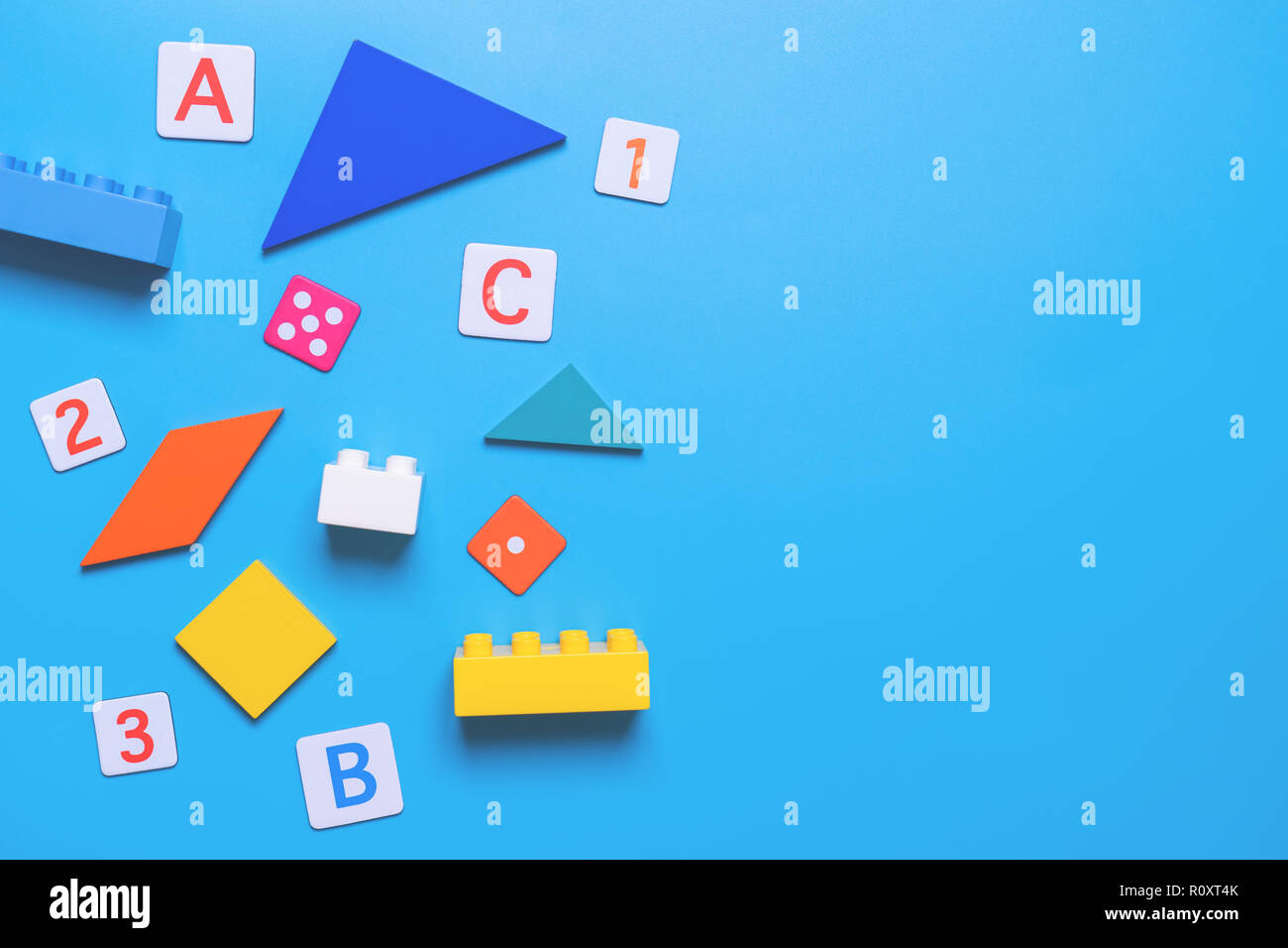 Preschool math blocks hi-res stock photography and images - Alamy