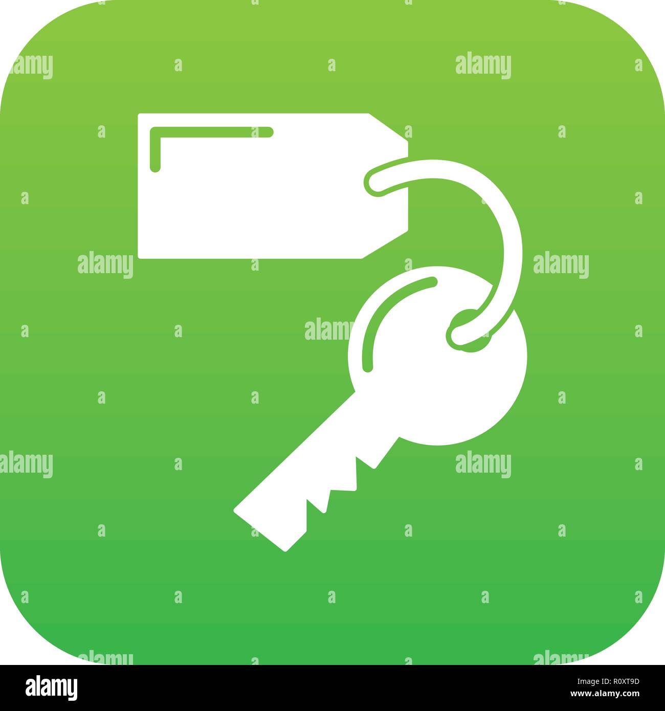 Green old metal door Stock Vector Images - Alamy