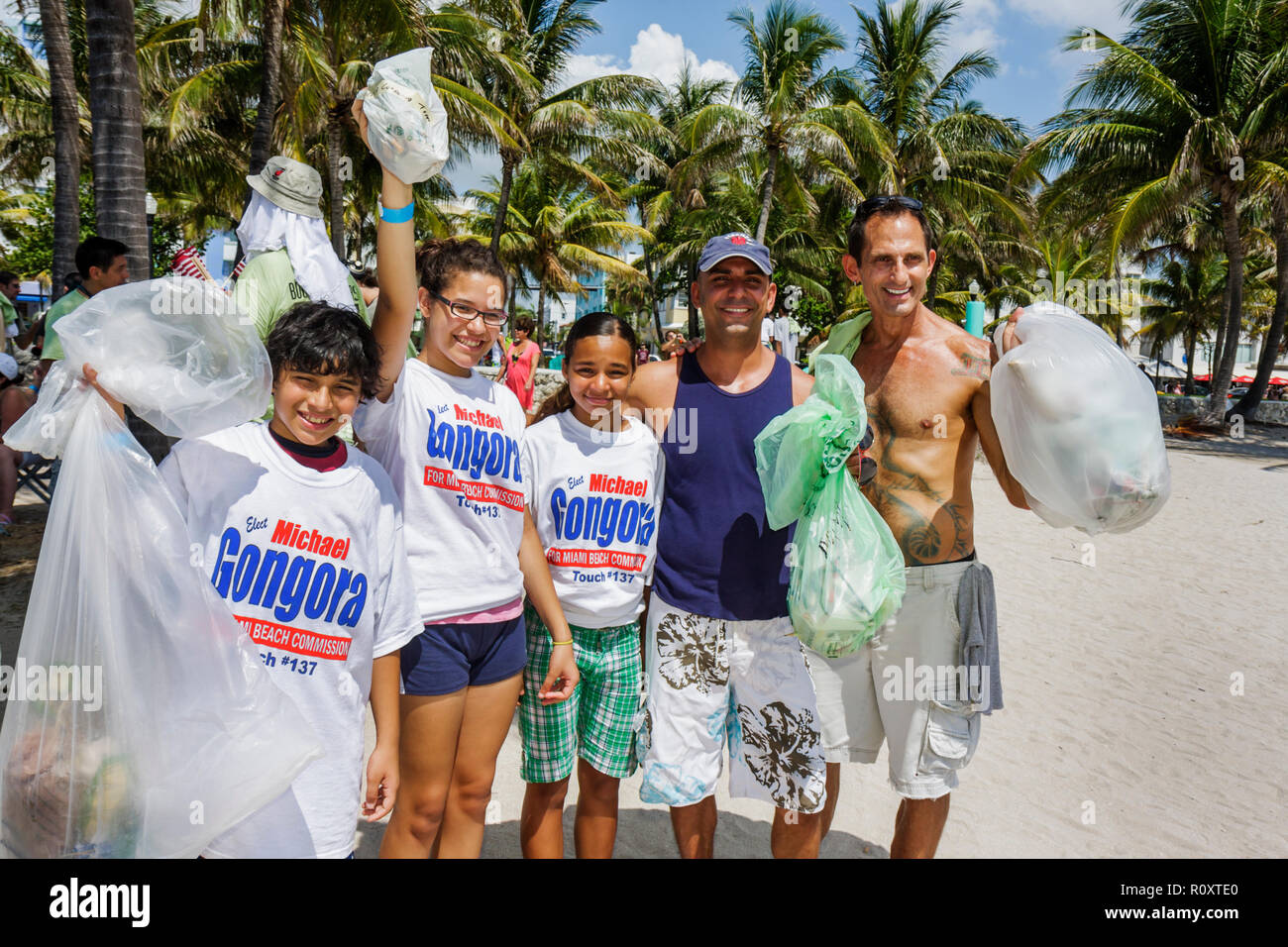 Miami Beach Florida,Atlantic Ocean water public beach beaches,shoreline ...