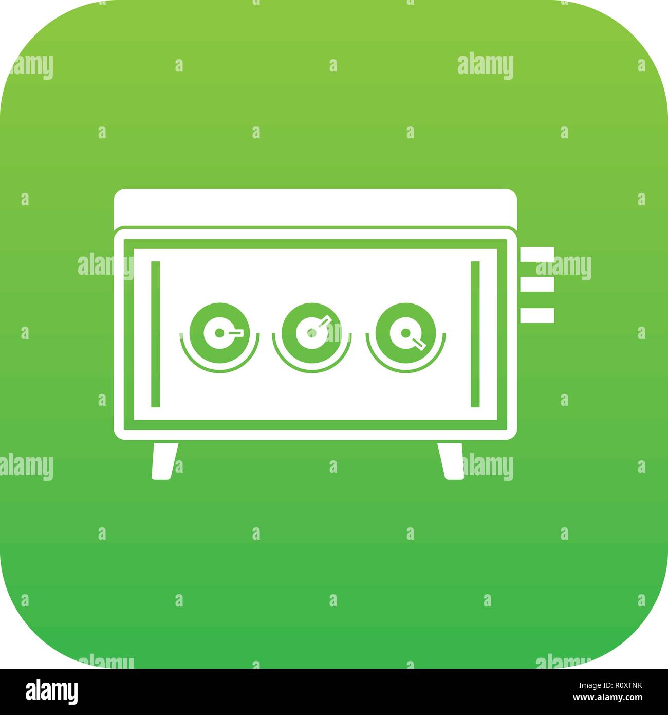 CD changer icon digital green Stock Vector Image & Art - Alamy