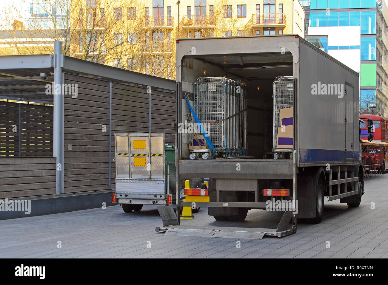 Truck back door hi-res stock photography and images - Alamy