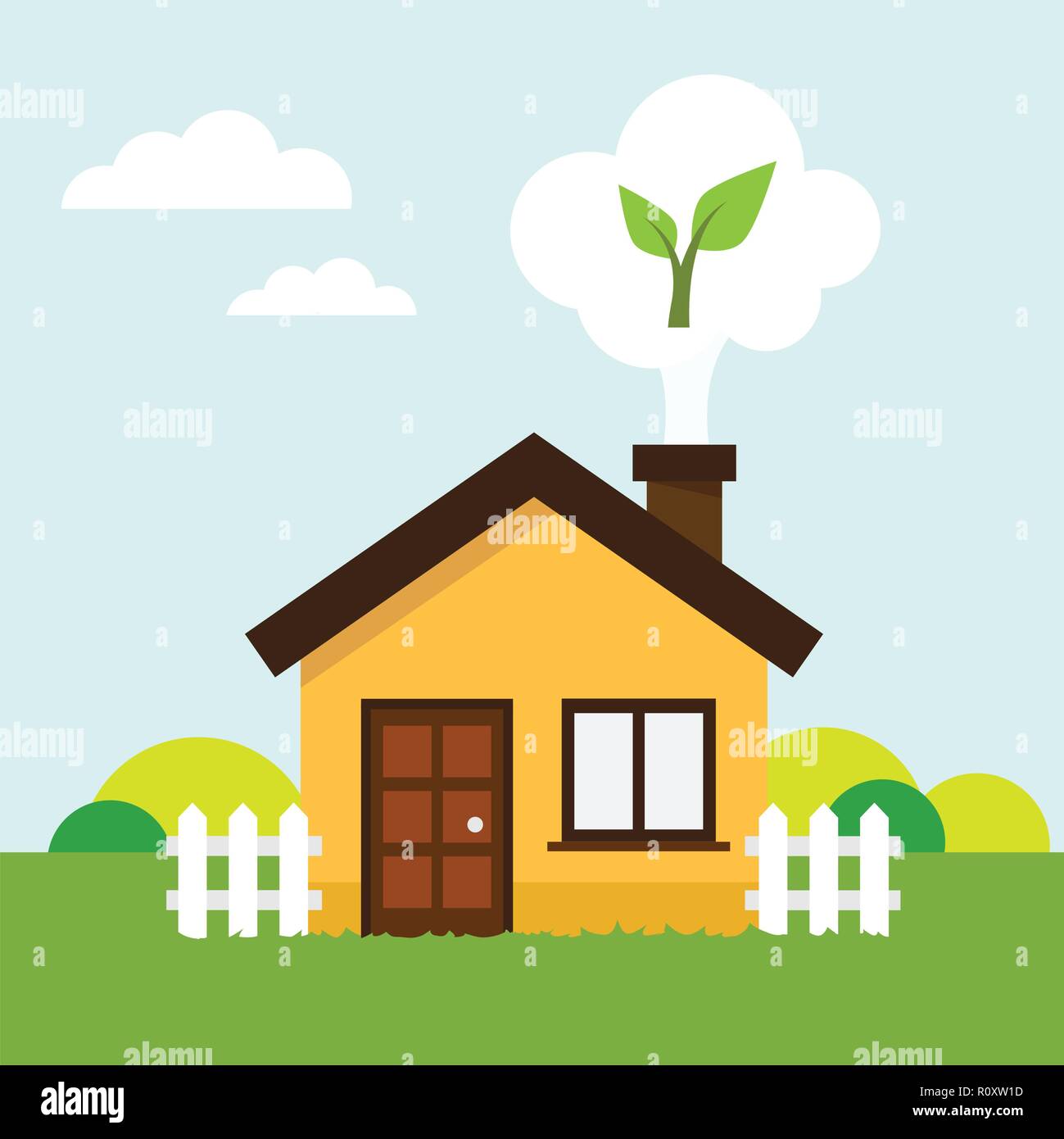 Ecologic concept illustration in vector Stock Vector Image & Art - Alamy
