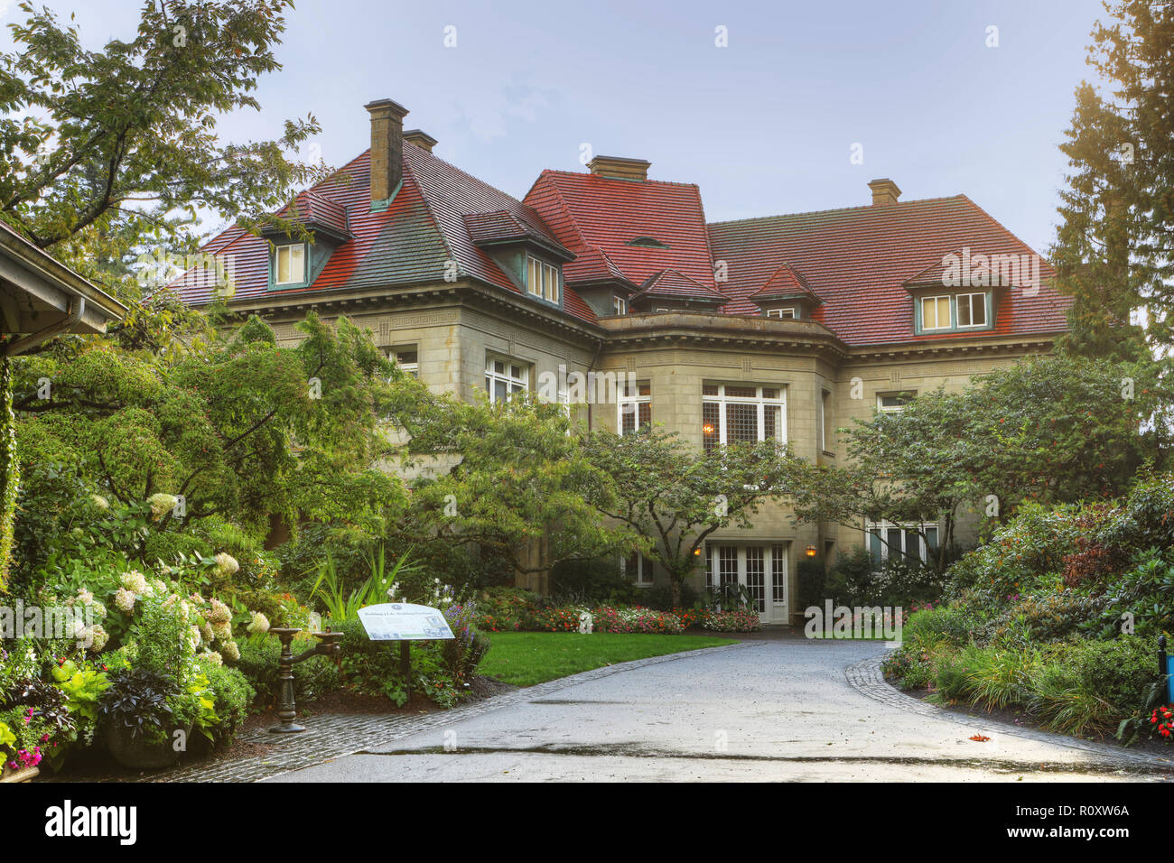 A View of Pittock Mansion in Portland, Oregon Stock Photo - Alamy