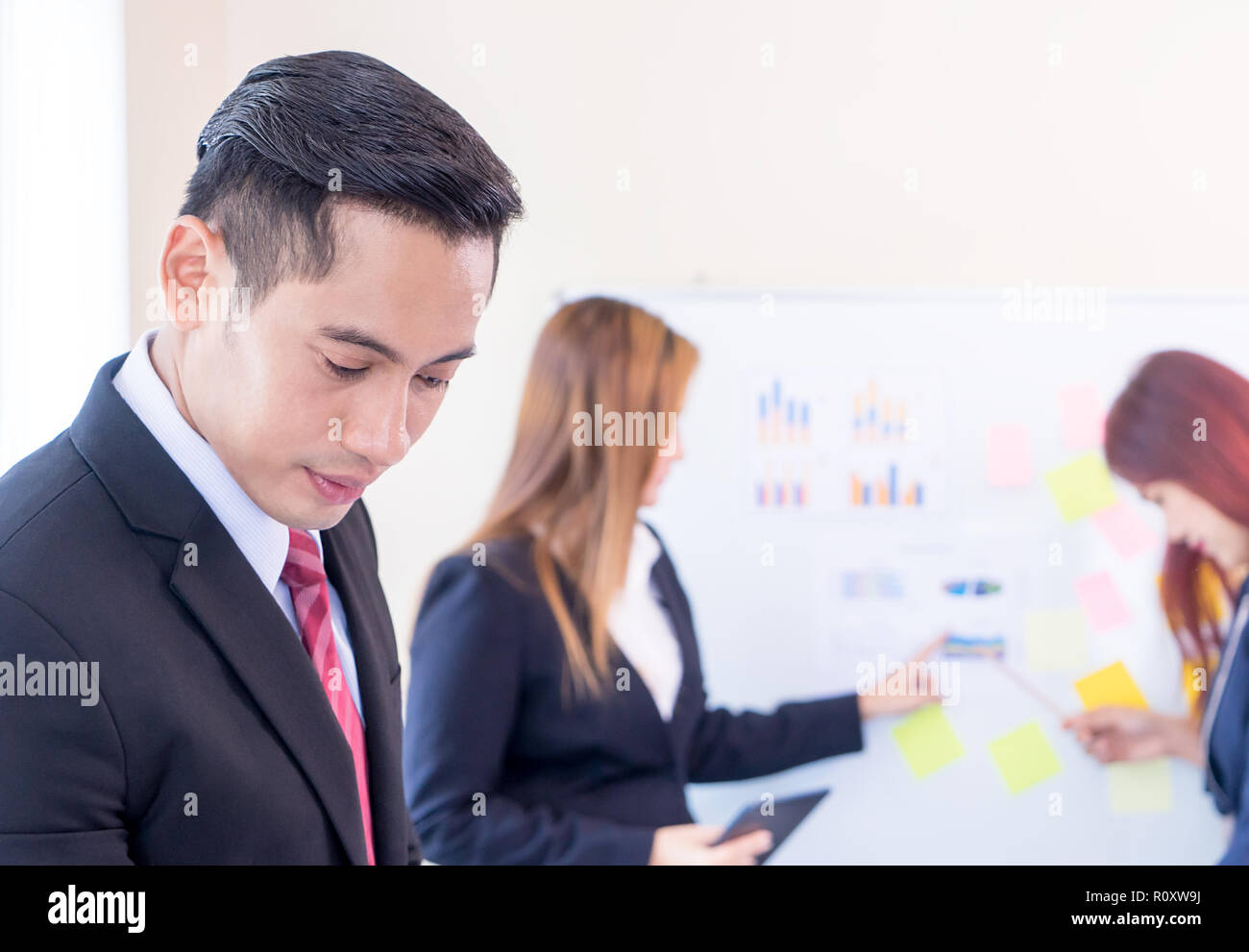 Group hard working colleagues hi-res stock photography and images - Alamy