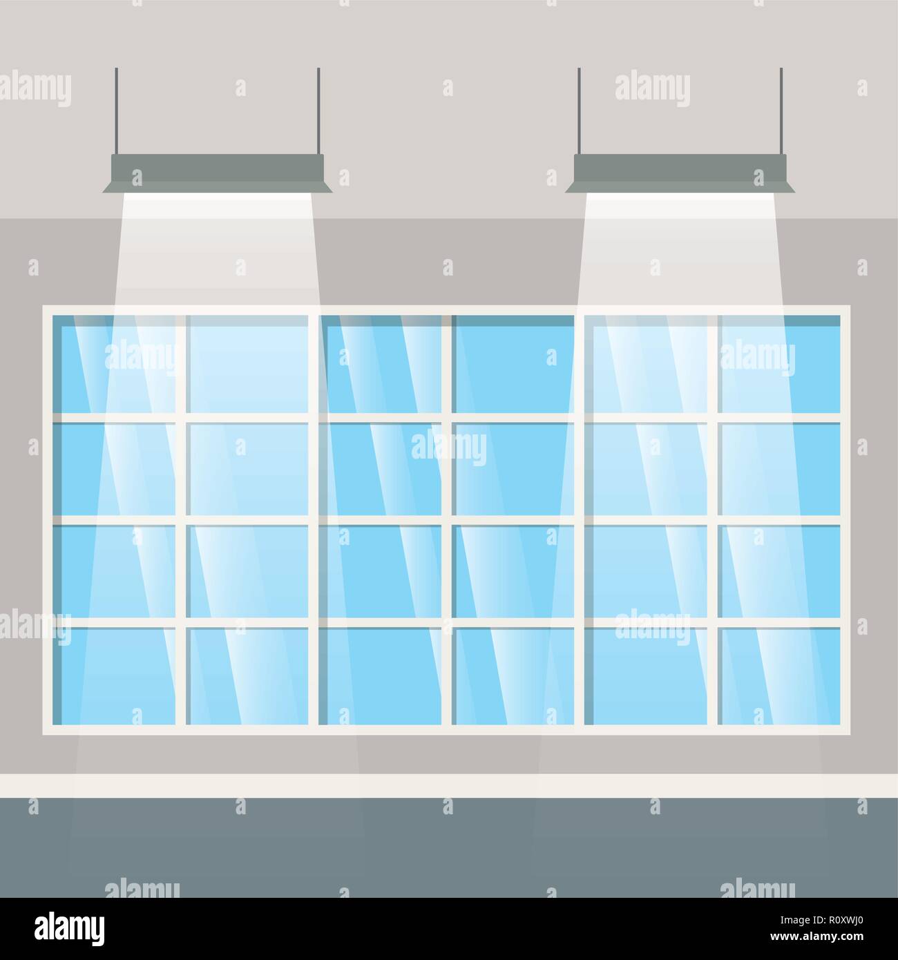 Illuminated windows Stock Vector Images - Alamy