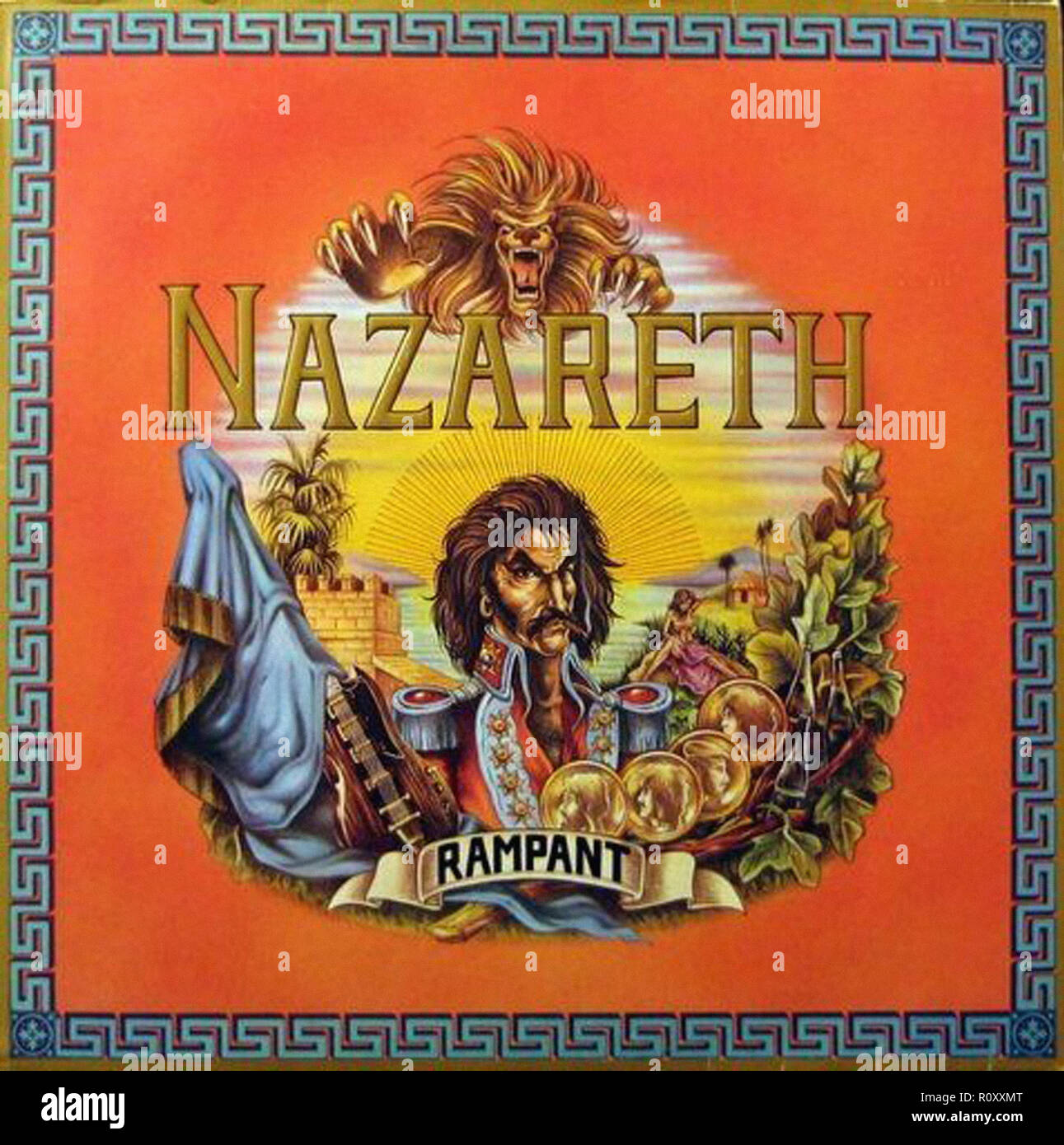 NAZARETH - RAMPANT - Vintage cover album Stock Photo - Alamy