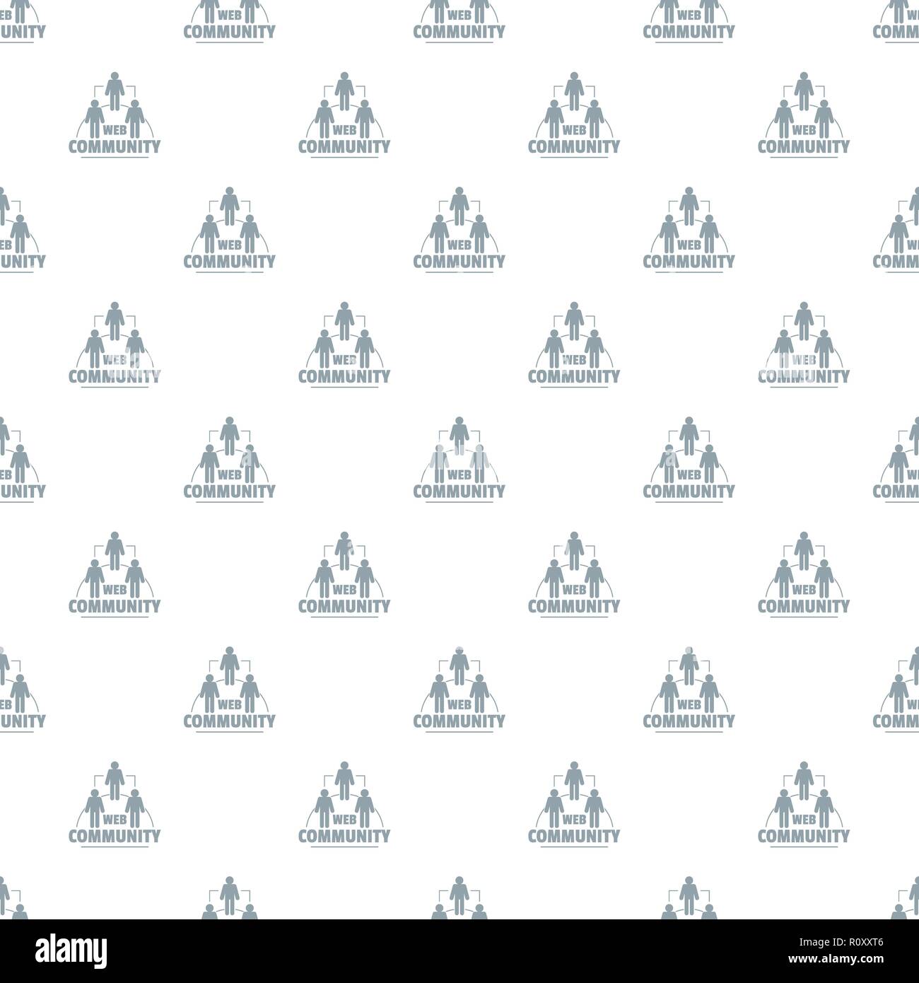 Web community pattern vector seamless Stock Vector Image & Art - Alamy