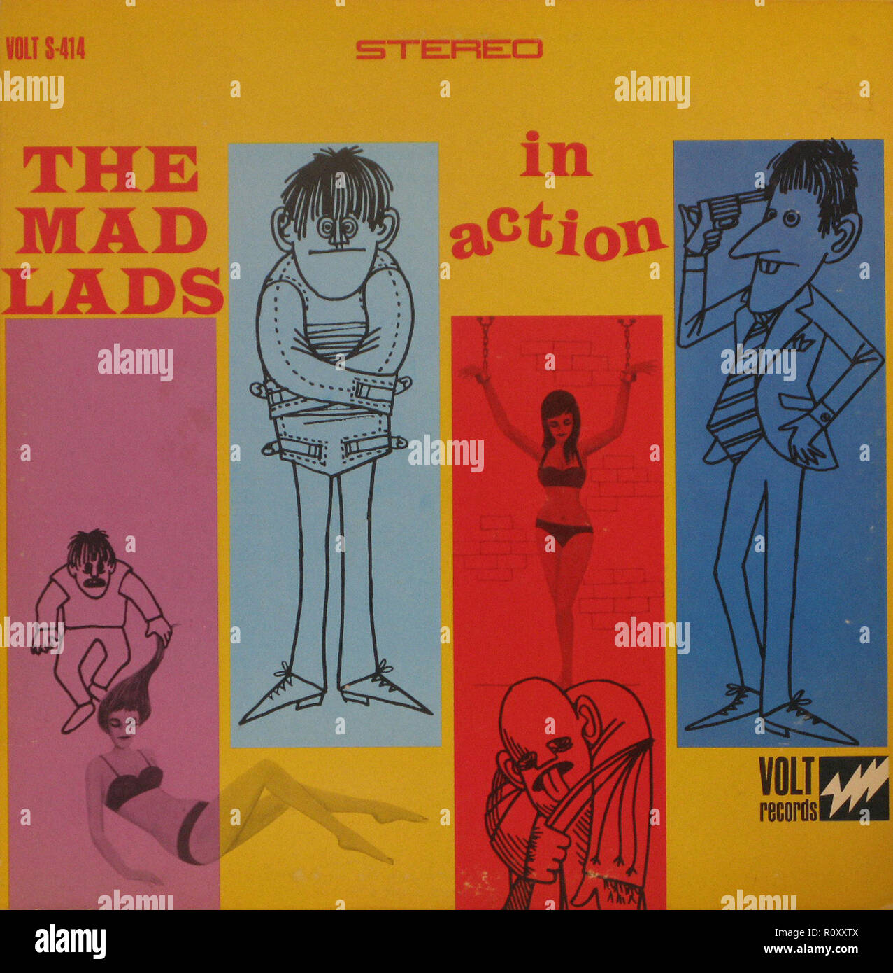 THE MAD LADS - IN ACTION - Vintage vinyl cover album Stock Photo - Alamy