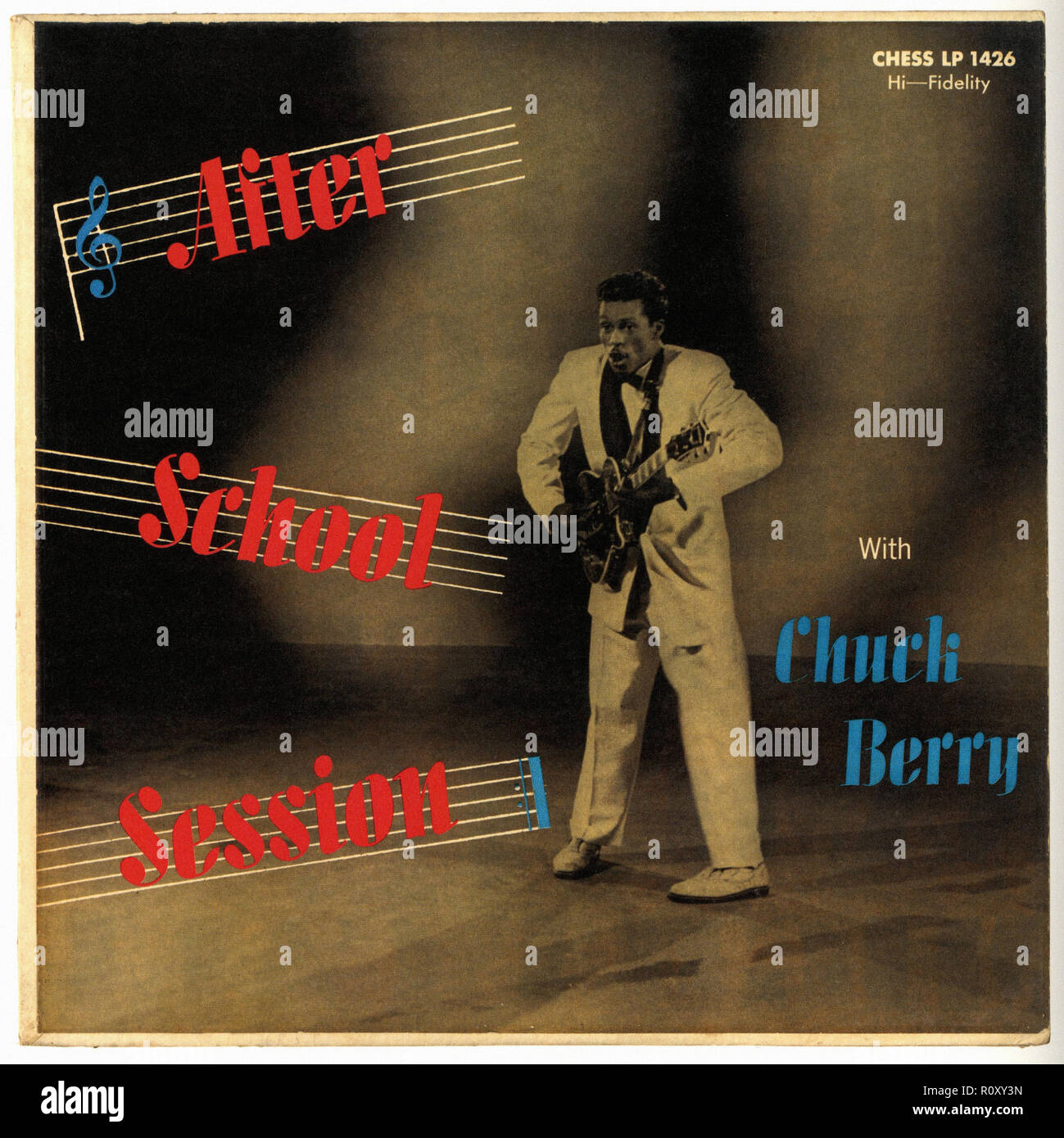 AFTER SCHOOL SESSION Chuck BERRY - Vintage vinyl cover album Stock ...
