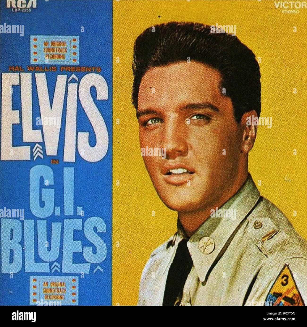 GI BLUES Elvis - Vintage vinyl cover album Stock Photo - Alamy