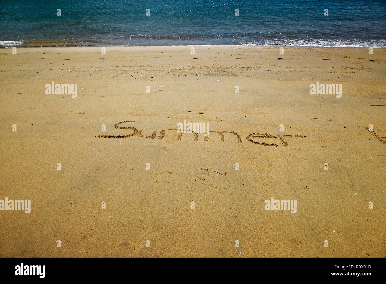 Beautiful golden beaches blue hi-res stock photography and images - Alamy