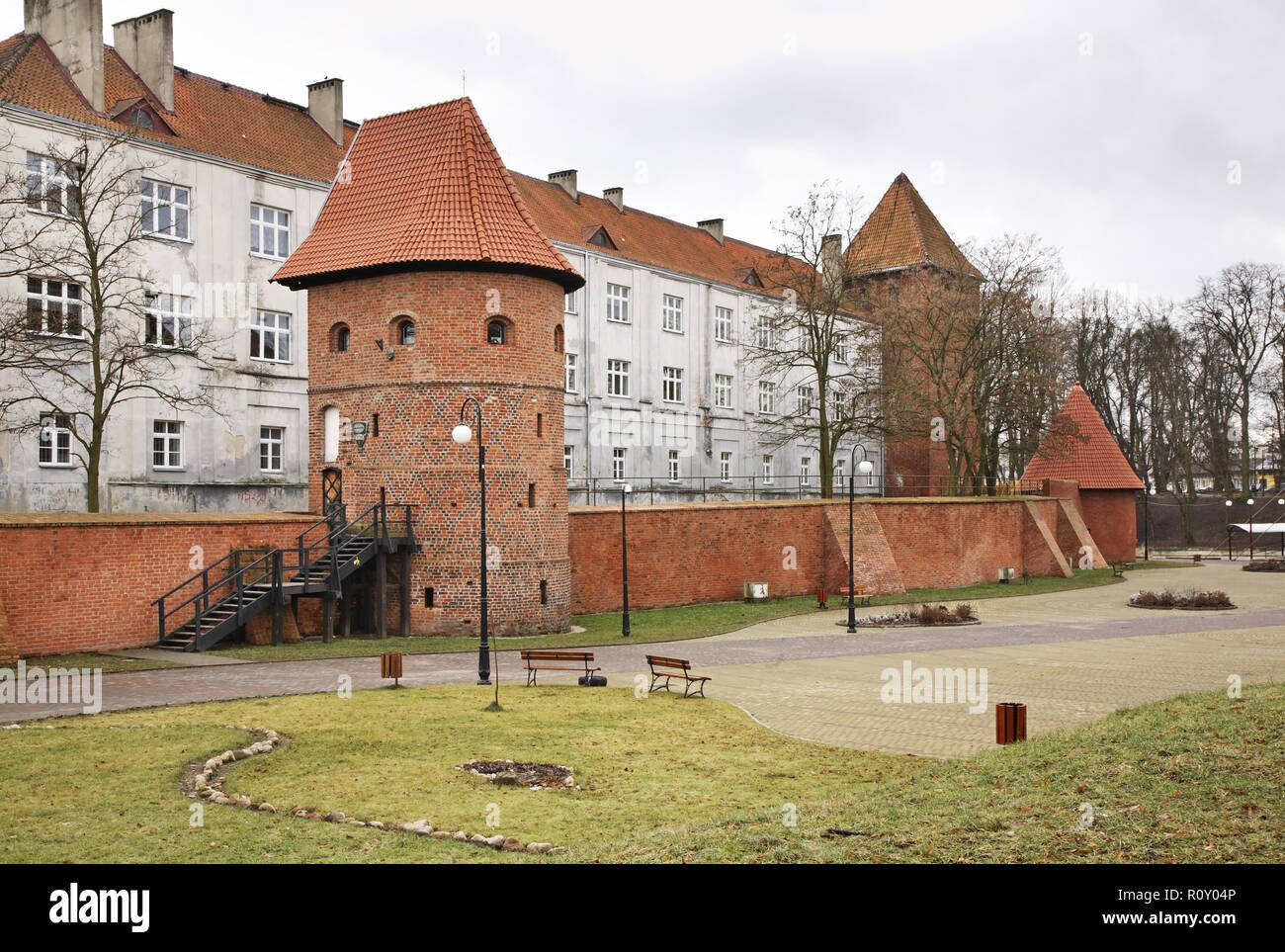 Braniewo castle tower hi-res stock photography and images - Alamy