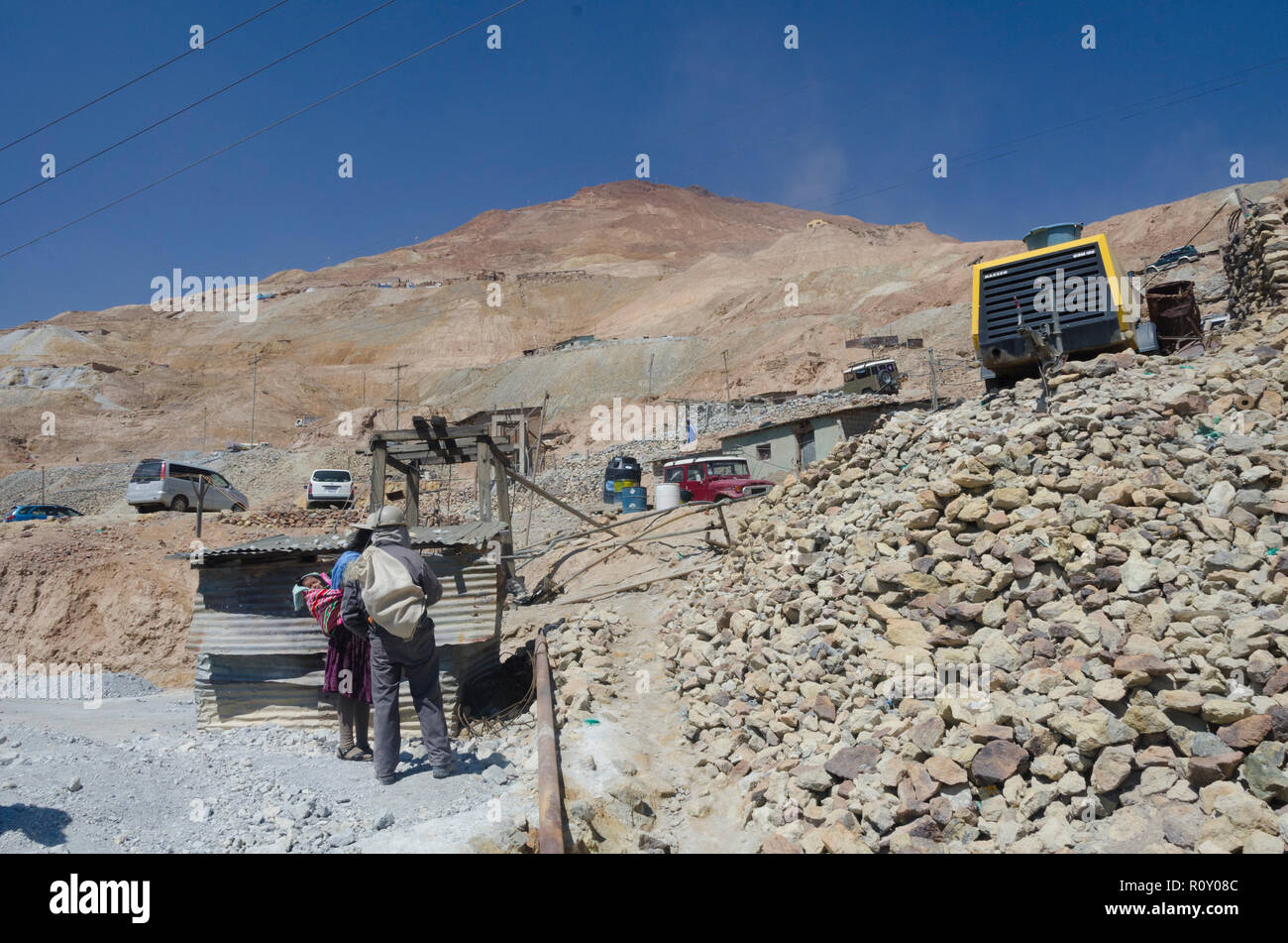 Silver Mountain mines, Potosi, Bolivia Stock Photo - Alamy