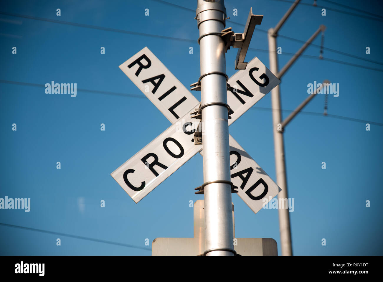 Railroad sign hi-res stock photography and images - Alamy