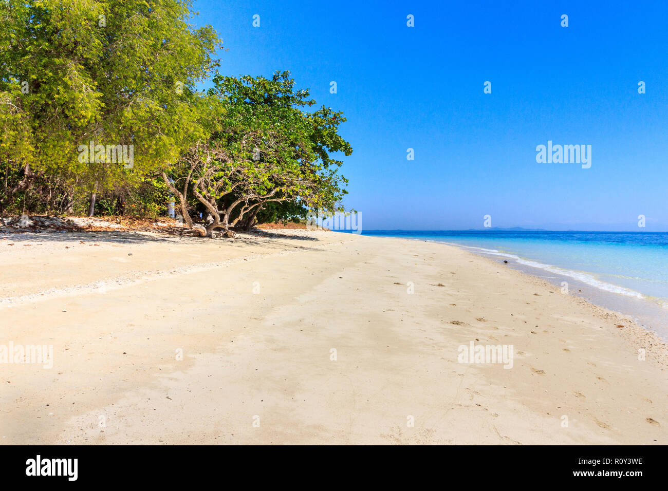 White sand beach on the island of Koh Lao Liang, Thailand Stock Photo ...
