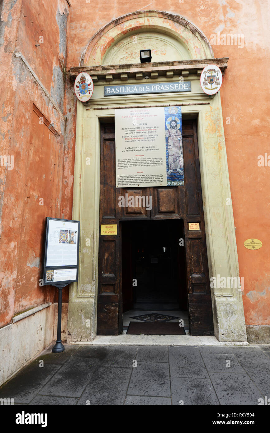 The Basilica of Saint Praxedes in Rome, Italy Stock Photo - Alamy