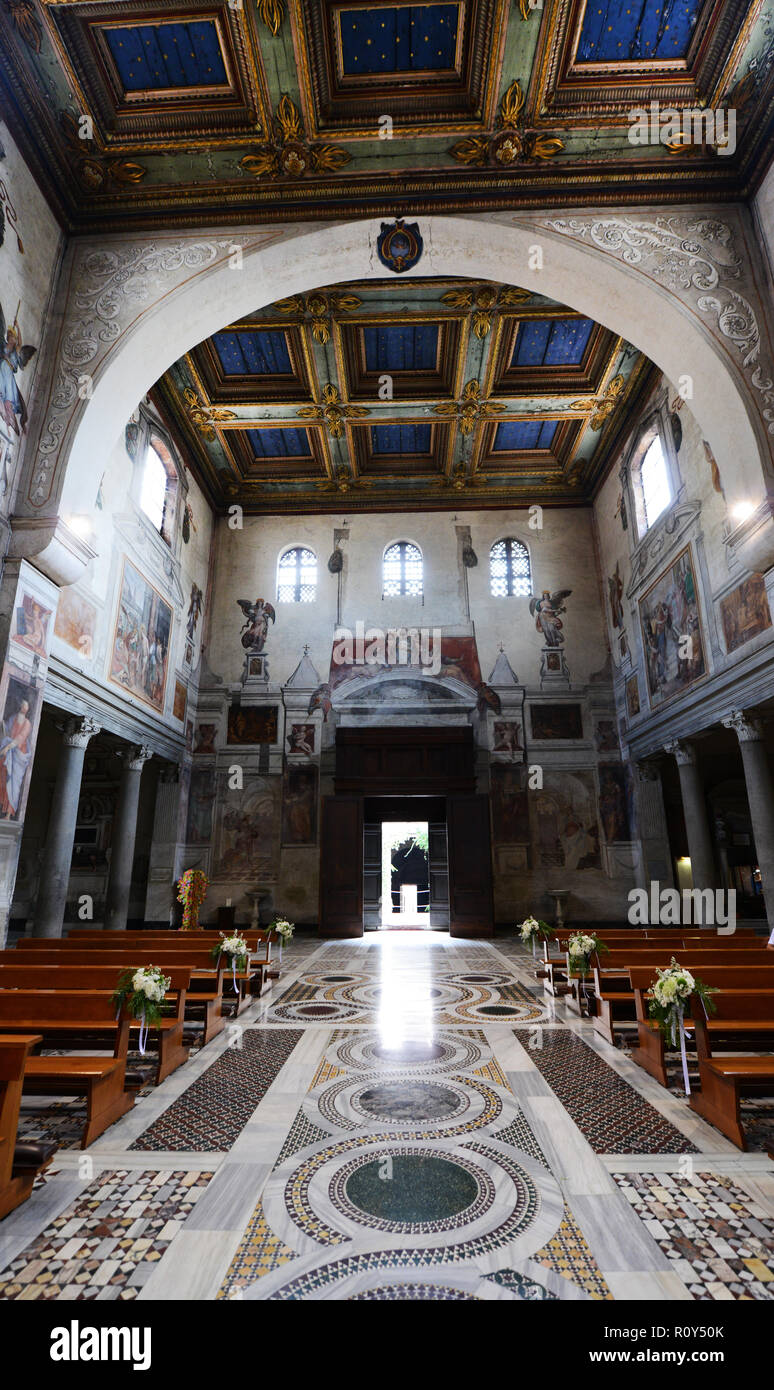 The Basilica of Saint Praxedes in Rome, Italy Stock Photo - Alamy