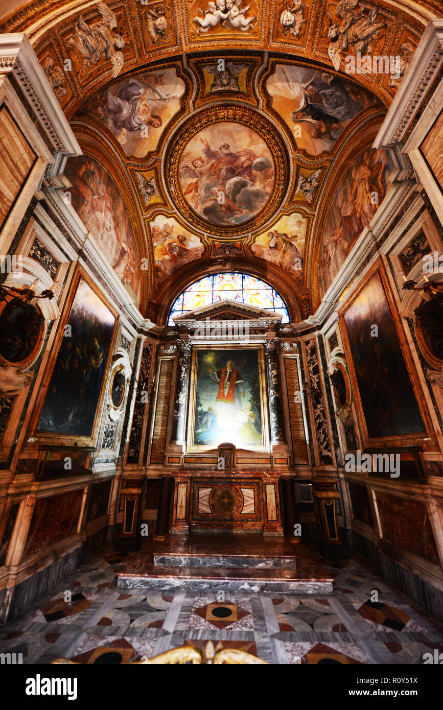 The Basilica of Saint Praxedes in Rome, Italy Stock Photo - Alamy
