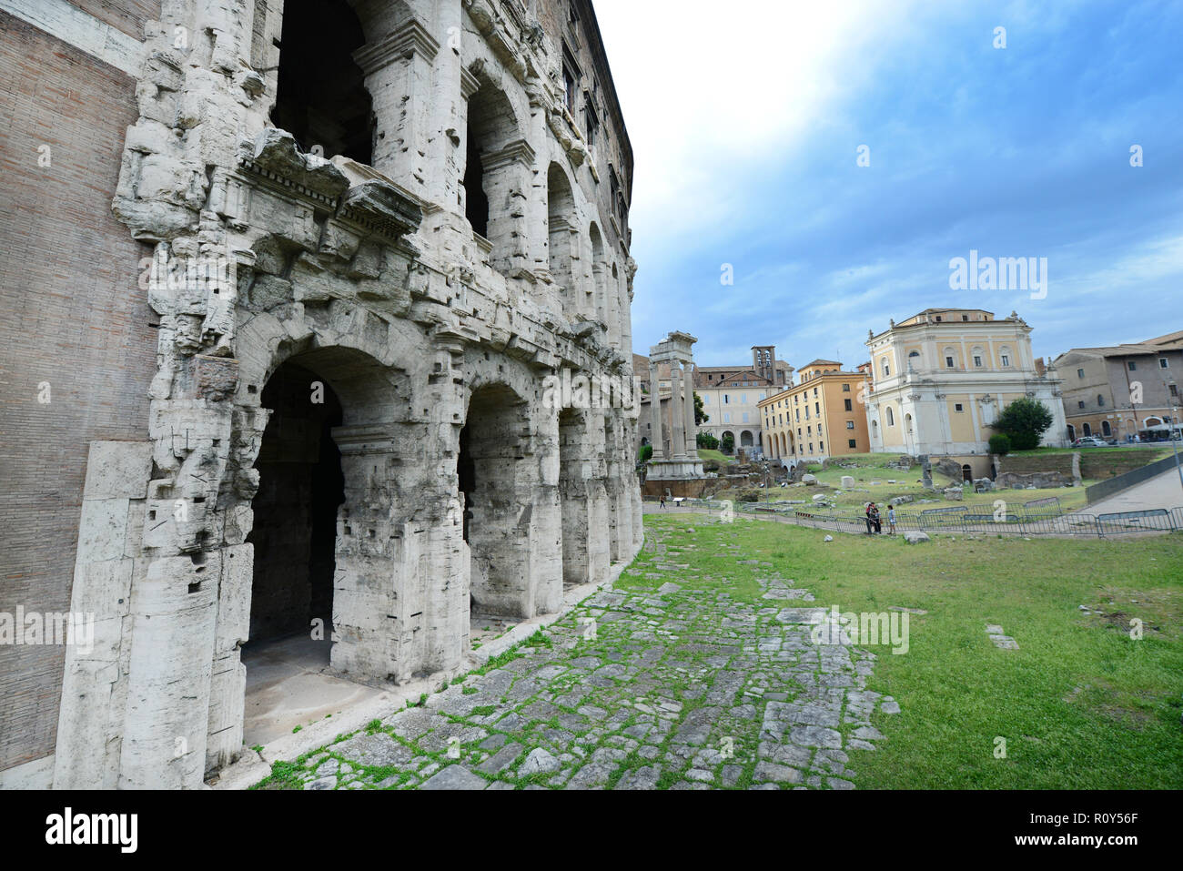 The Marcello Theater is a Roman theater started by Julius Caesar & pre ...
