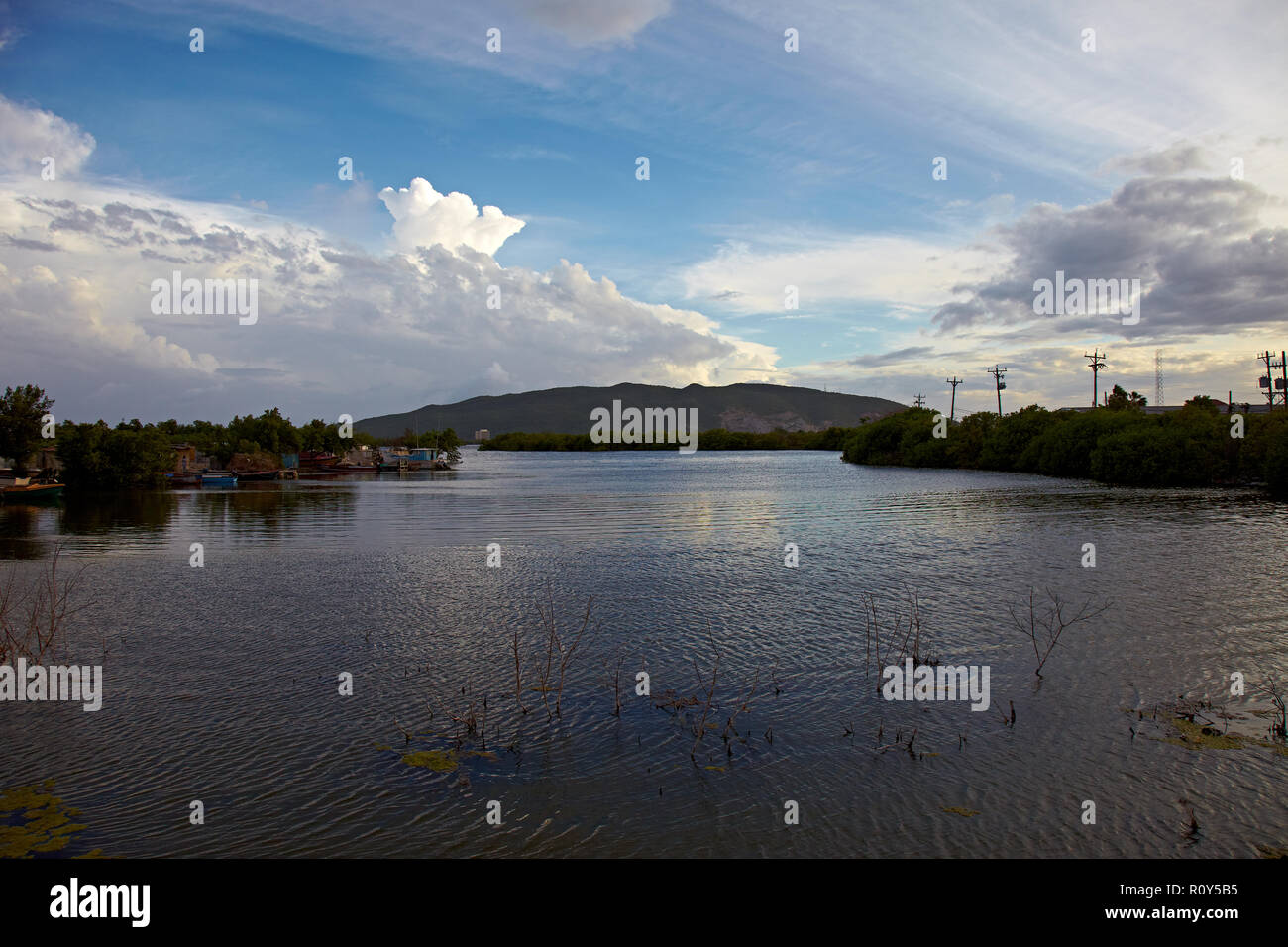 River inlet, Portmore, Jamaica Stock Photo - Alamy