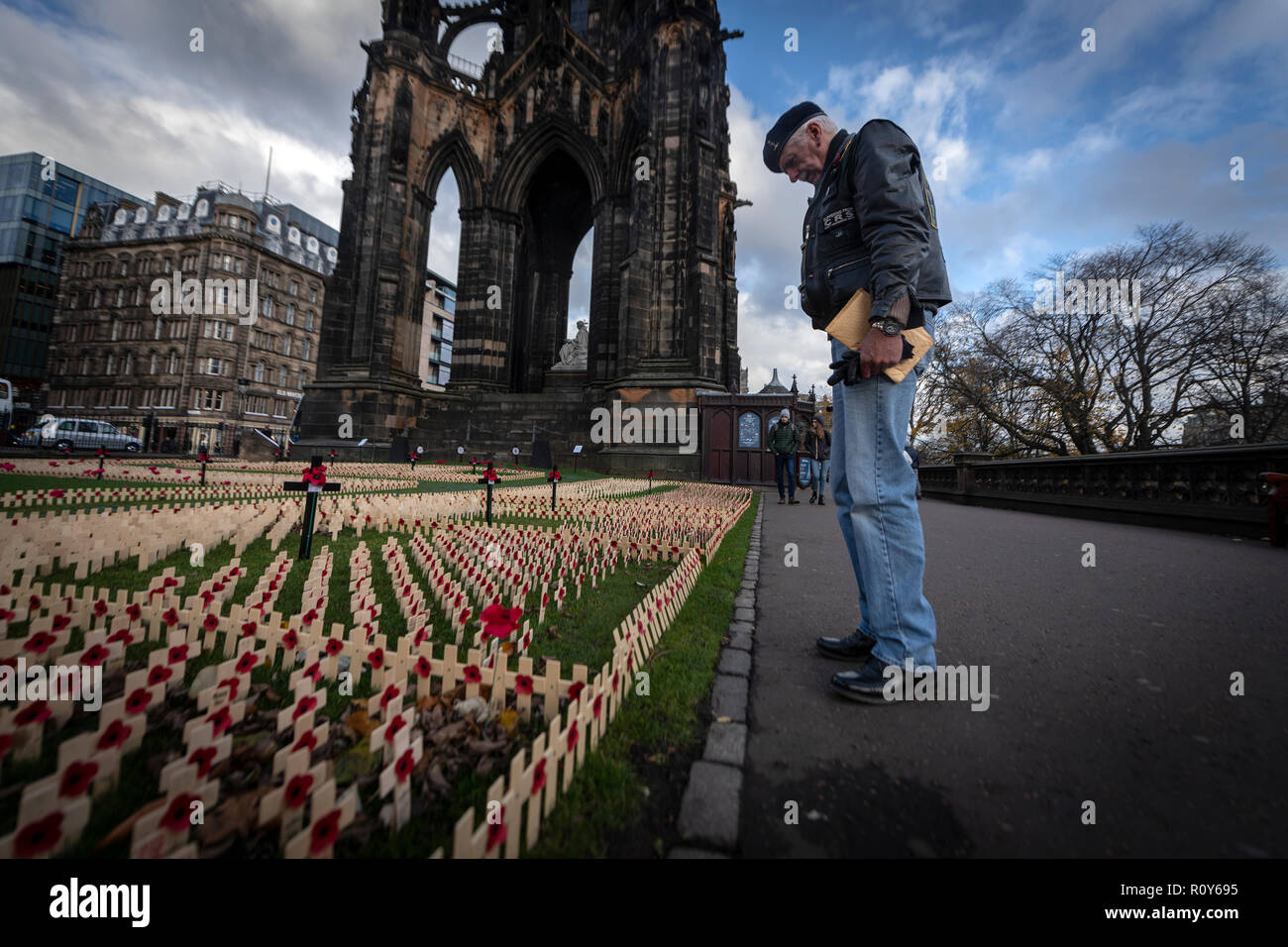 Edinburgh Scotland 7th November 2018: Edinburgh remembers great War and ...