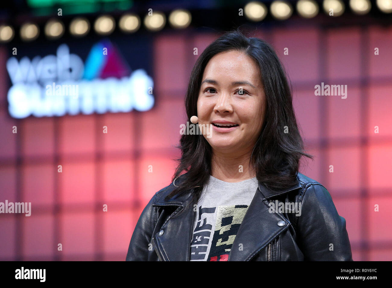 Lisbon, Portugal. 7th Nov, 2018. Minecraft Studio Head Helen Chiang ...