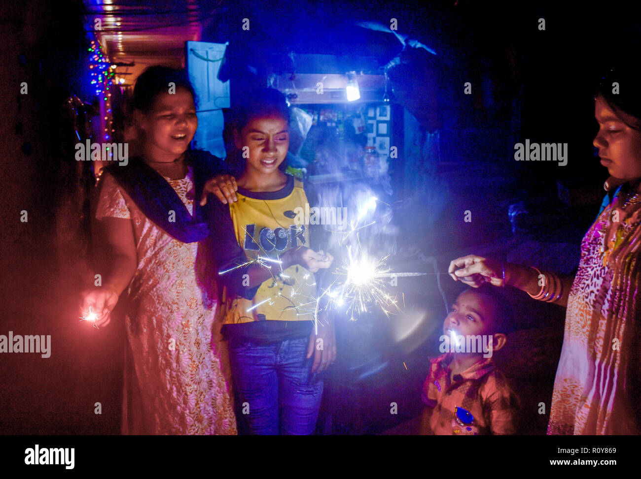 Bursting fire crackers hi-res stock photography and images - Alamy