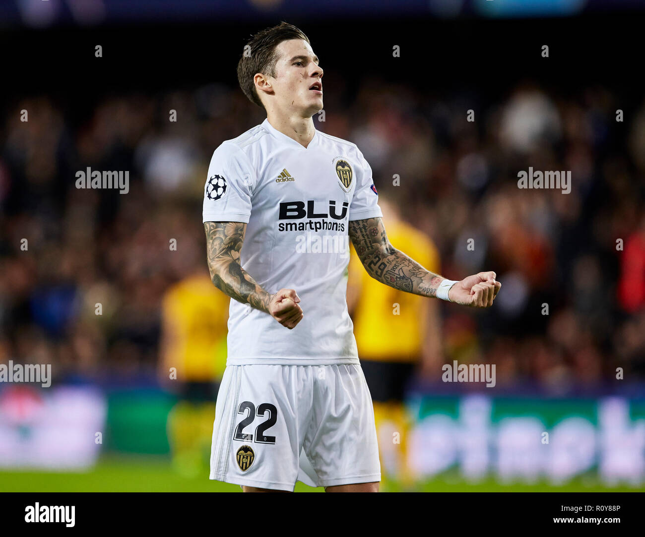 Mestalla Stadium, Valencia, Spain. 7th Nov, 2018. UEFA Champions League ...