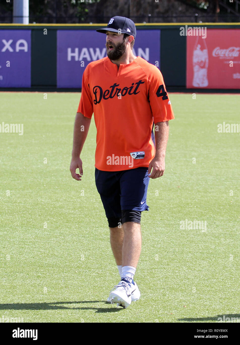 November 4, 2018 - Detroit Tigers Daniel Norris during a warm up ...