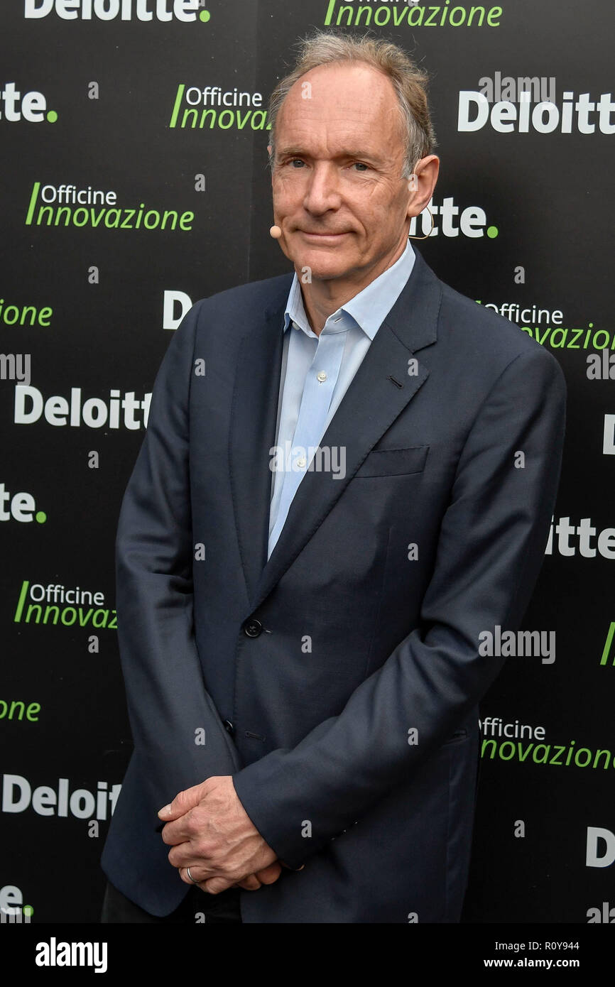 Milan, Italy. 07th Nov, 2018. Milan. Tim Bernes Lee intervenes at the ...