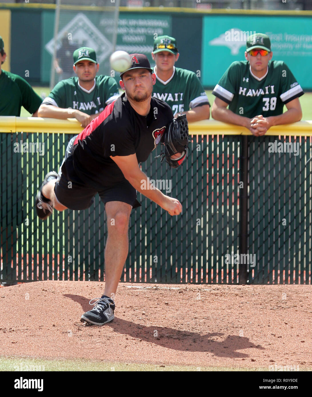 November 4, 2018 - Arizona Diamondbacks Matt Andriese during a warm up ...