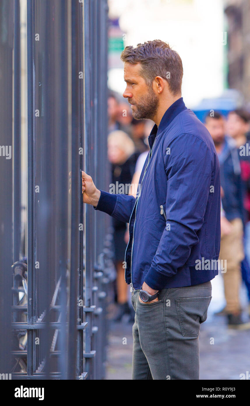 Competition, Rome, actor Ryan Reynolds photographed in the Capital on ...