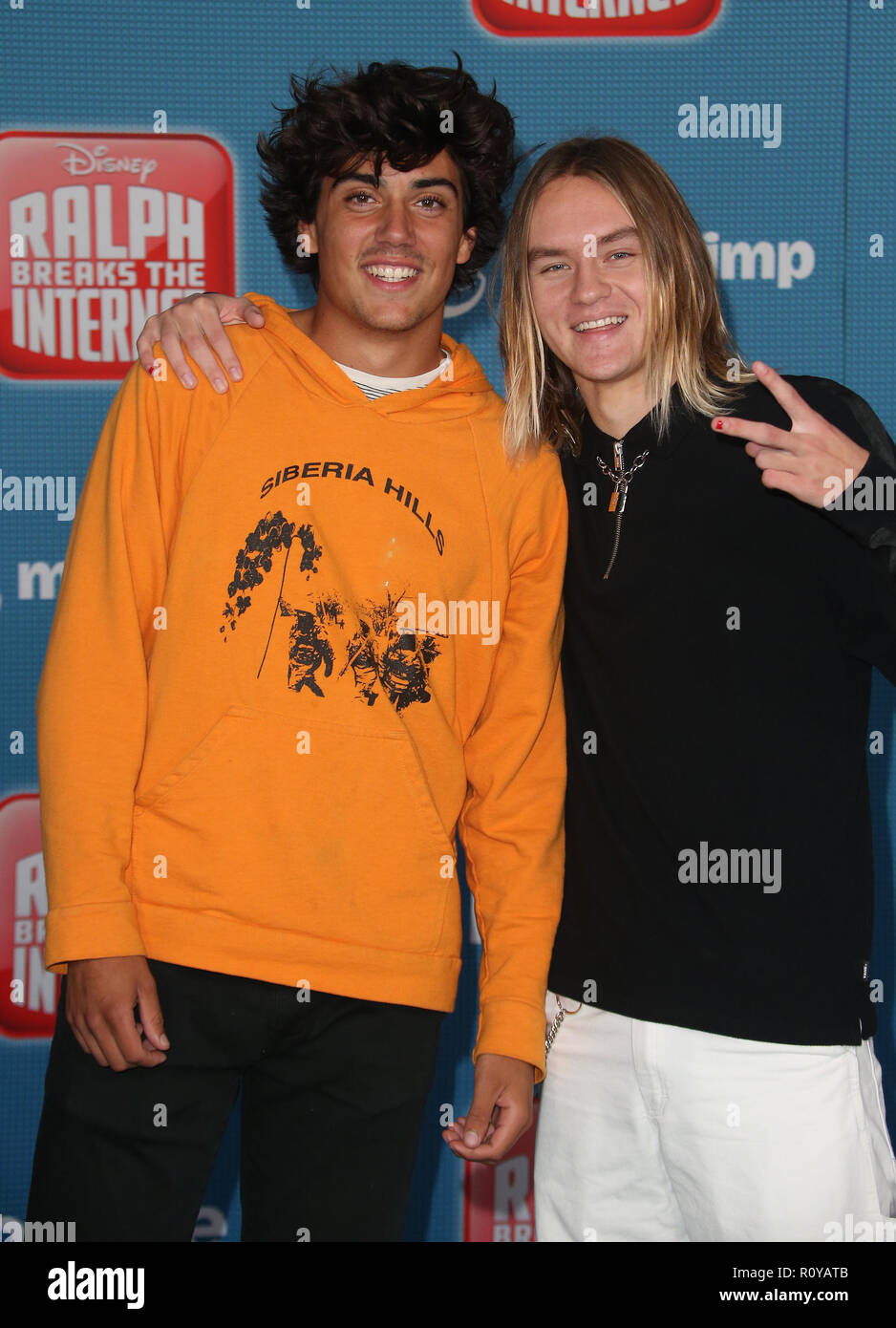 Los Angeles, California, USA. 5th Nov, 2018. Daniel Lara and Josh Holz ...