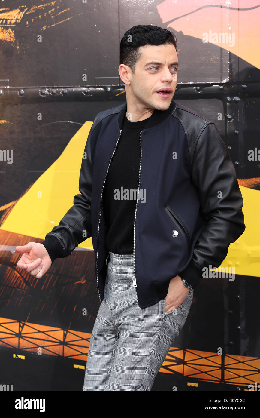 Tokyo, Japan. 8th Nov 2018. Rami Malek, Gwilym Lee and Joe Mazzello ...